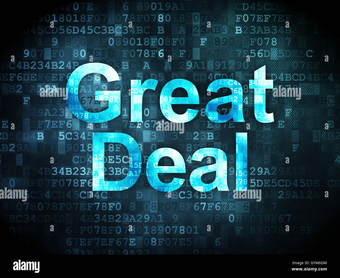 Business concept: Great Deal on digital background Stock Photo - Alamy