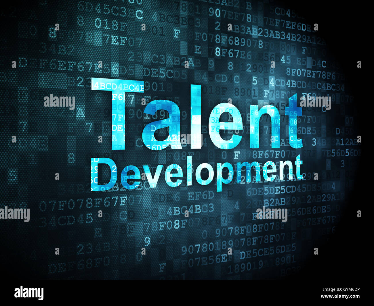 Education concept: Talent Development on digital background Stock Photo ...