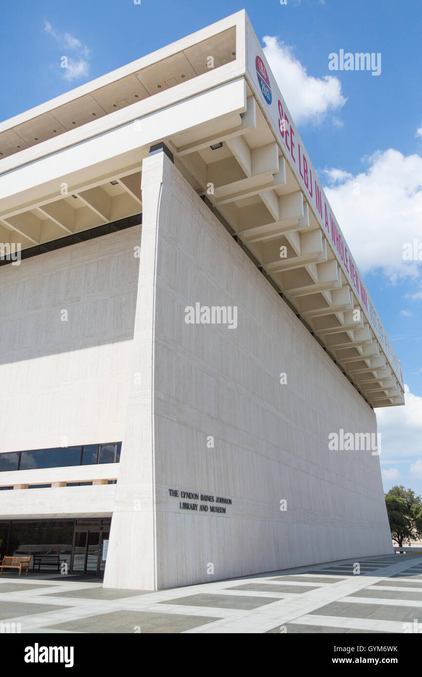 The Lyndon Baines Johnson Library and Museum in Austin, Texas Stock ...