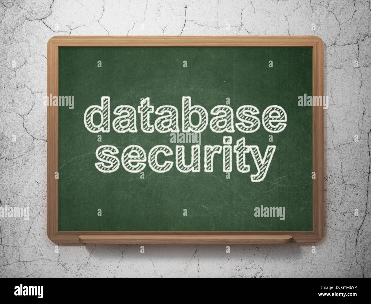 Safety concept: Database Security on chalkboard background Stock Photo ...
