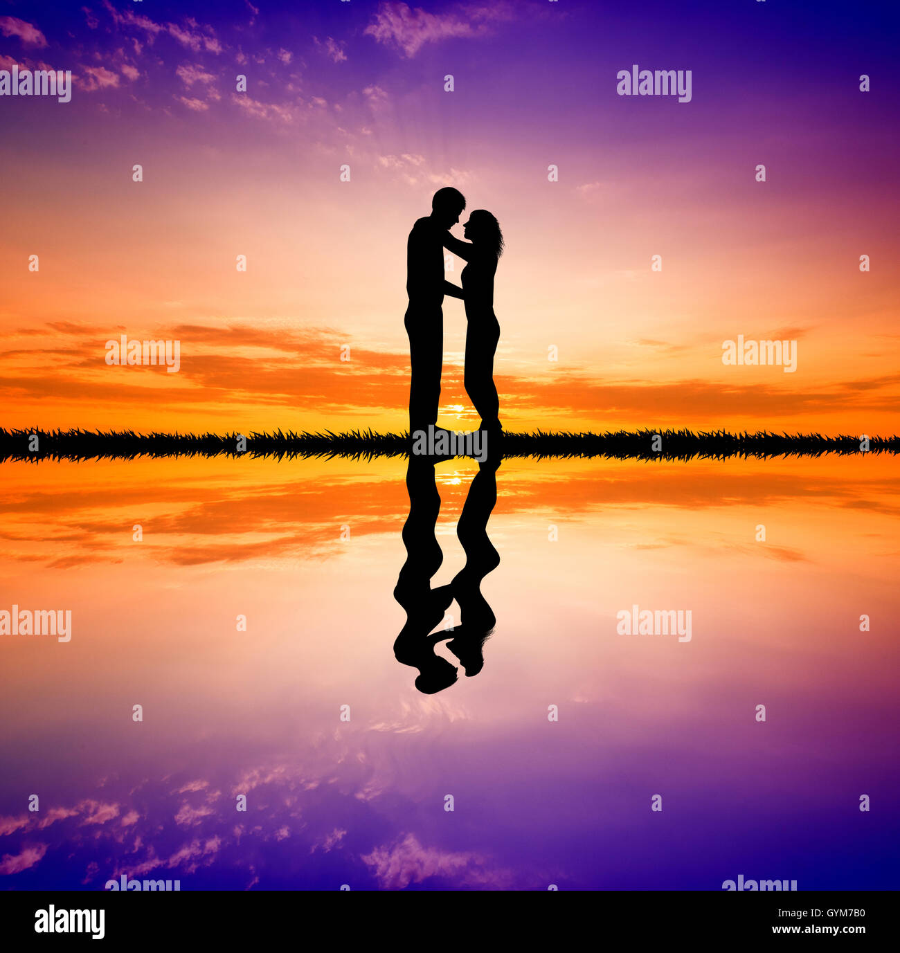 Girl two boyfriends hi-res stock photography and images - Alamy