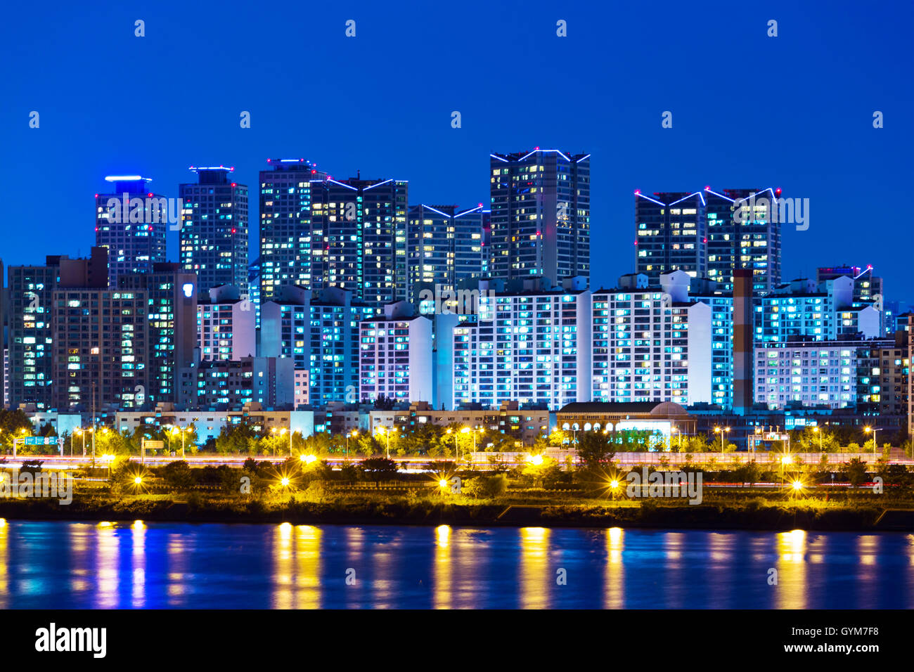 Cityscape in Seoul at South Korea Stock Photo - Alamy