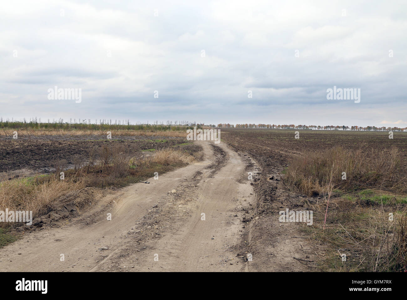 Ground rural bad road Stock Photo - Alamy