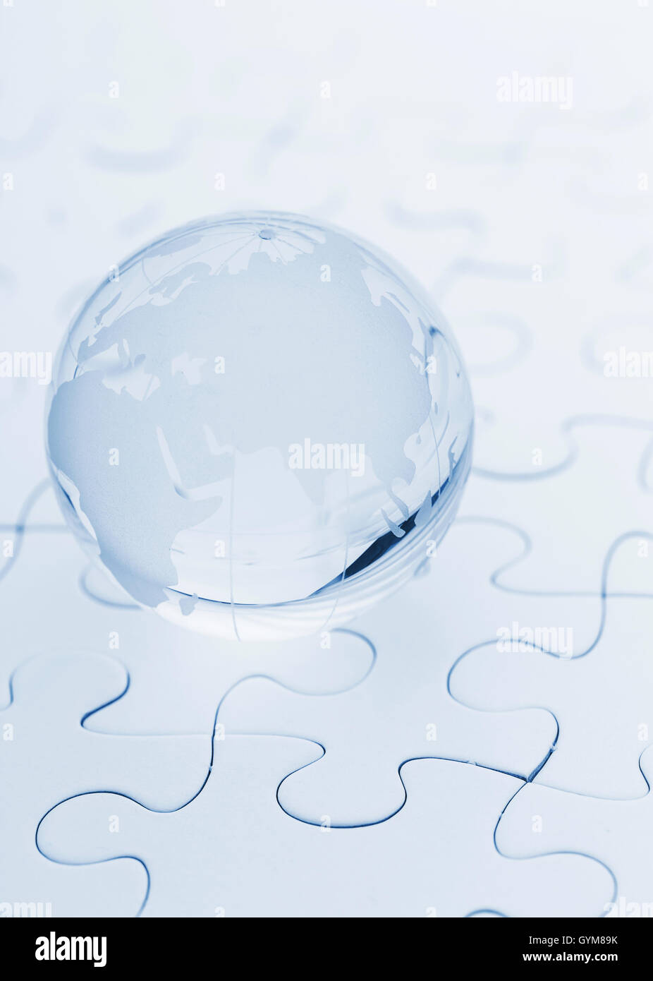 Crystal ball world map hi-res stock photography and images - Alamy