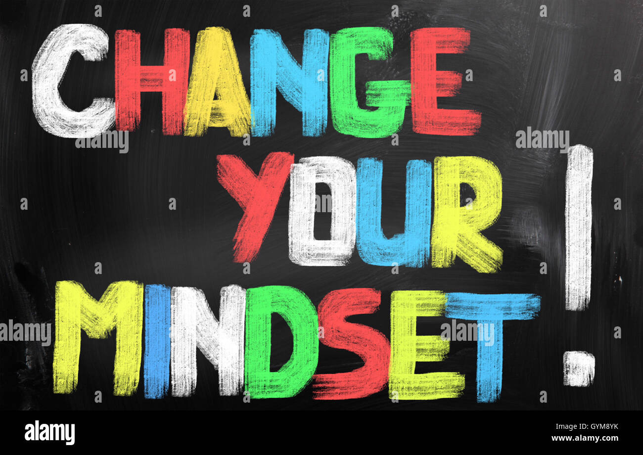 Change Your Mindset Concept Stock Photo - Alamy