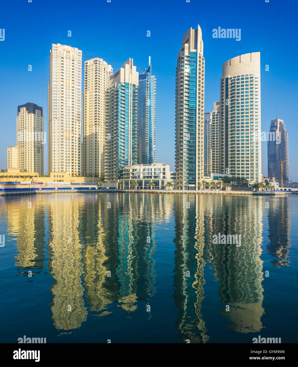 High rise buildings and streets in Dubai, UAE Stock Photo - Alamy
