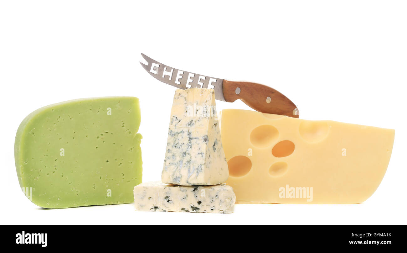 Various types of delicious cheeses Stock Photo - Alamy