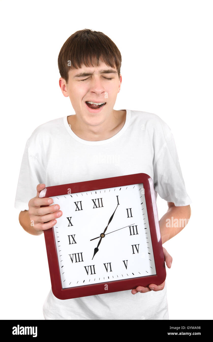 Big clock man hi-res stock photography and images - Alamy