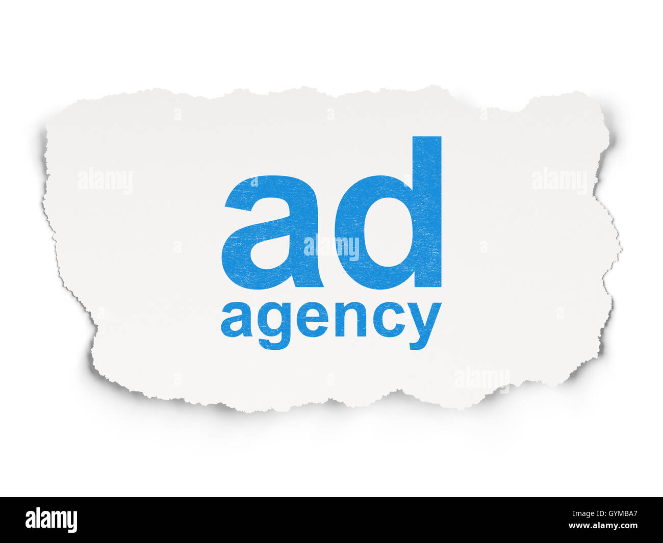 Marketing concept: Ad Agency on Paper background Stock Photo - Alamy