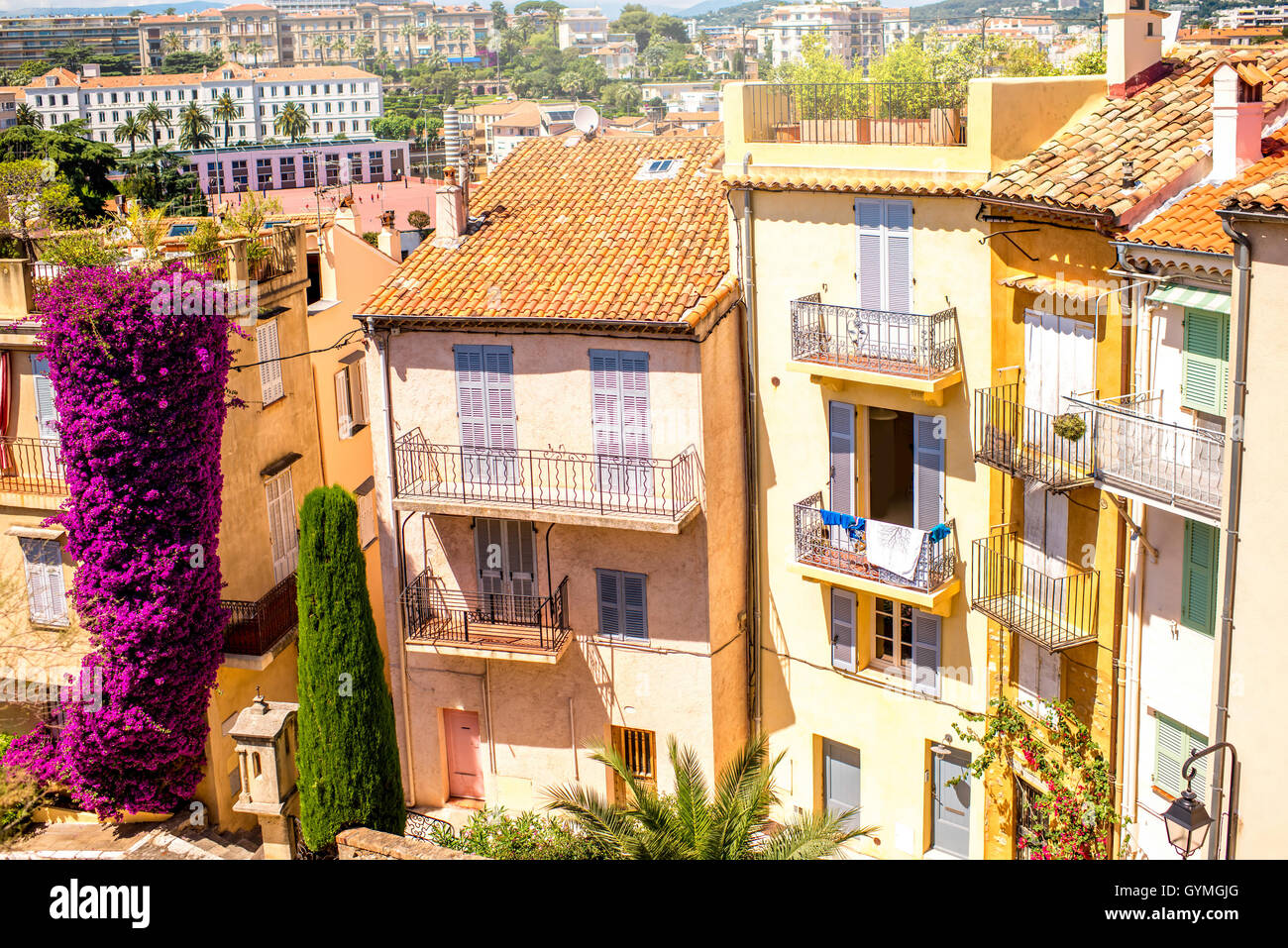 Buildings in Cannes Stock Photo - Alamy