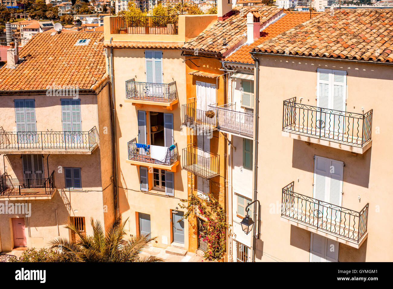 Buildings in Cannes Stock Photo - Alamy