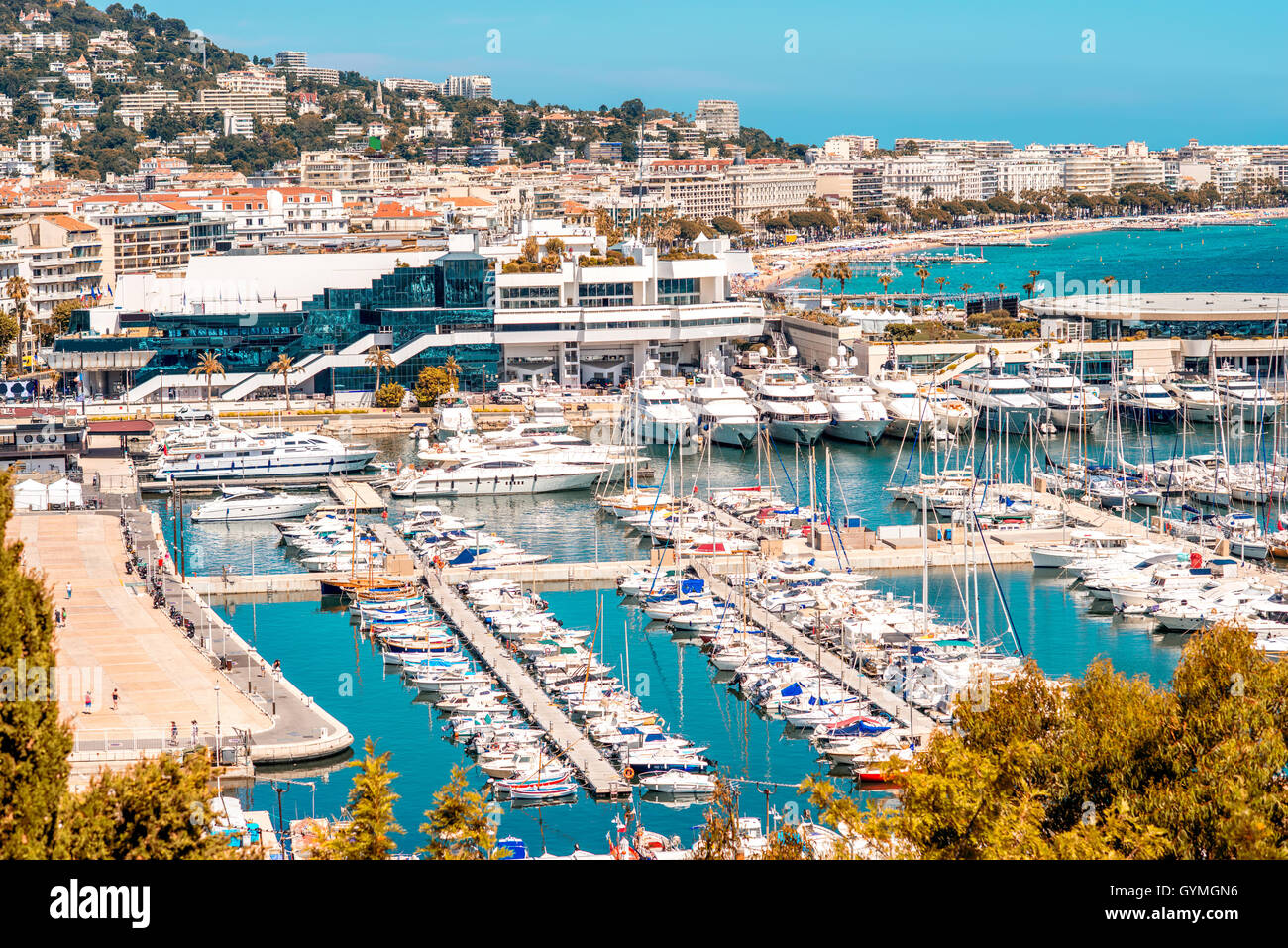 French riviera in Cannes city Stock Photo - Alamy