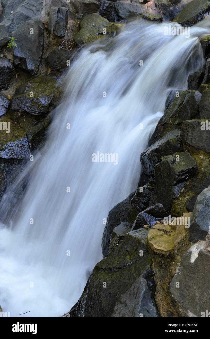 Waterfall in the Park Stock Photo - Alamy
