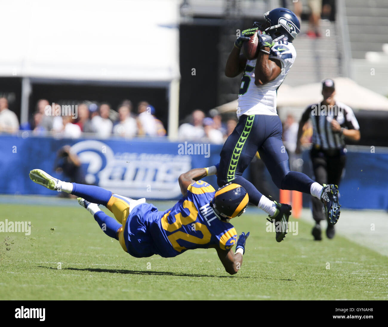 Los Angeles, California, USA. 18th Sep, 2016. Seattle Seahawks wide ...