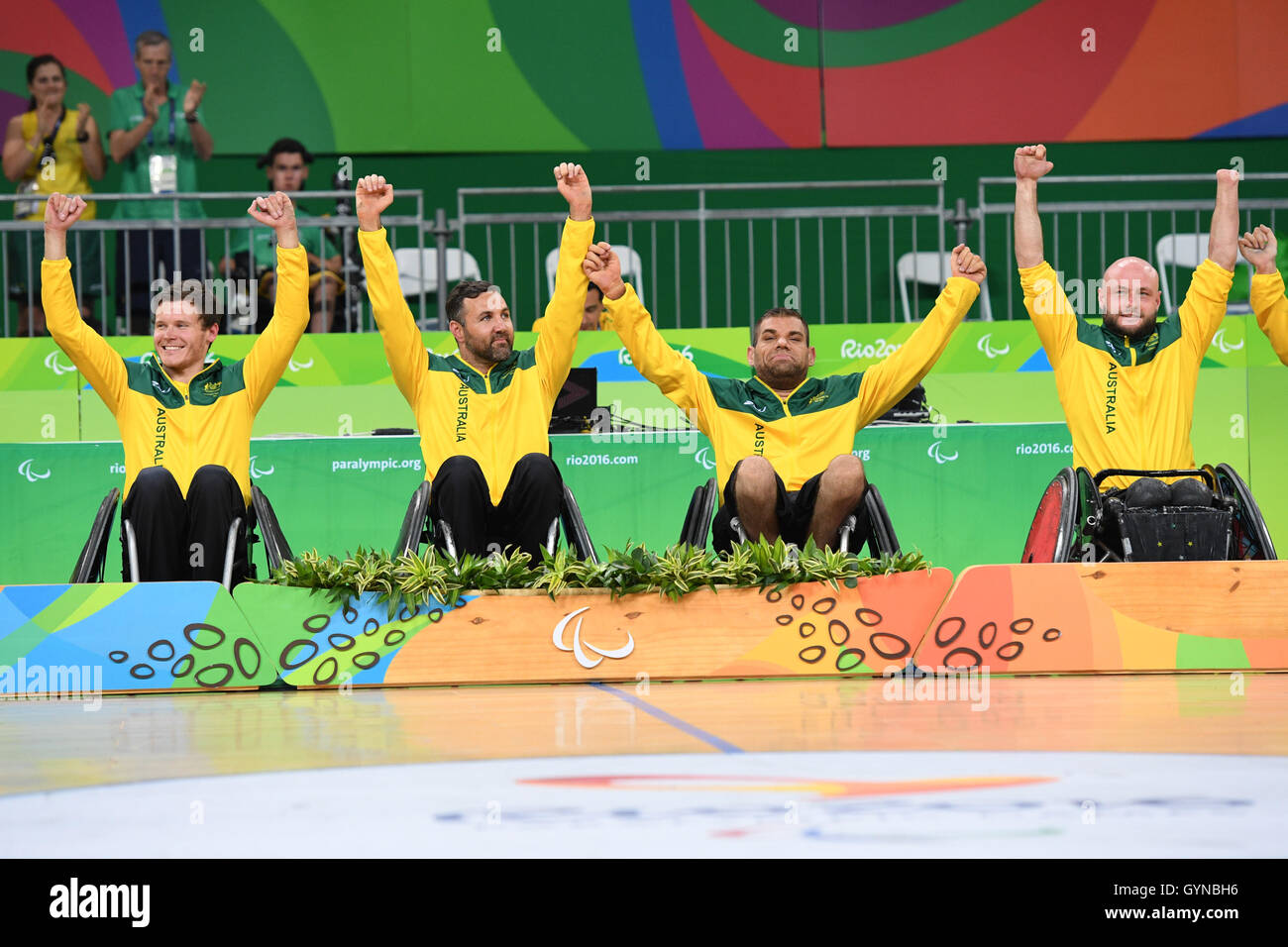 Rio de Janeiro, Brazil. 18th Sep, 2016. Australia team group (AUS ...