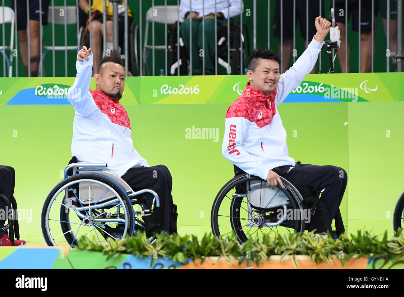 Rio de Janeiro, Brazil. 18th Sep, 2016. (L-R) Shin Nakazato, Tomoaki ...