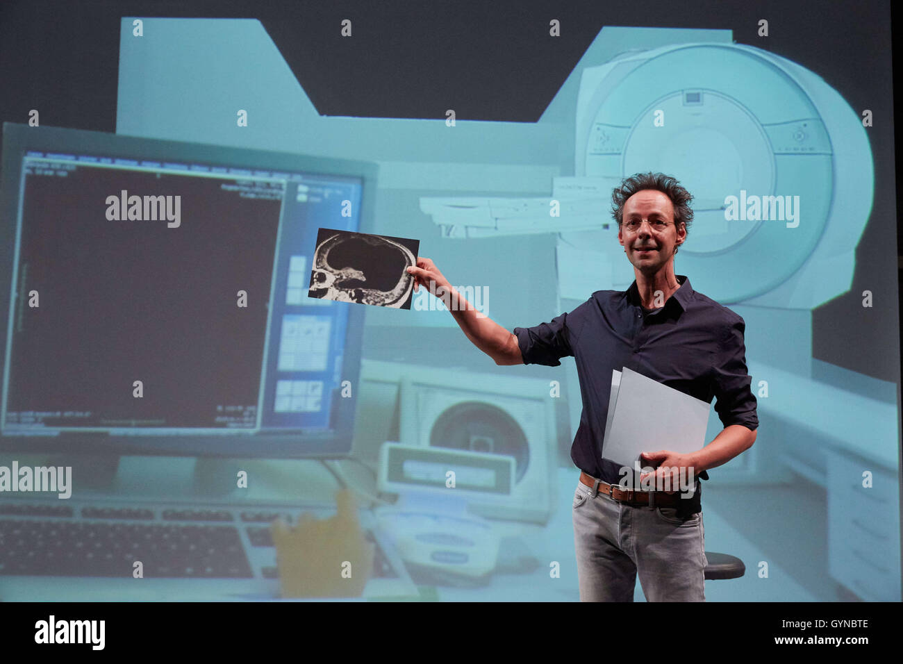 Hamburg, Germany. 16th Sep, 2016. The neuroscientist and journalist ...