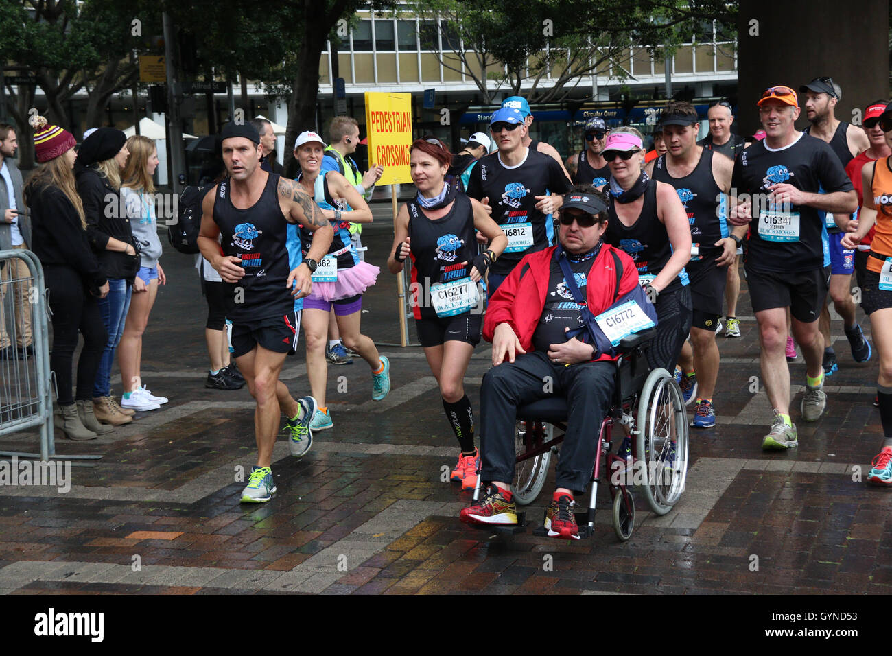 Sydney, Australia. 18 September 2016. Tens of thousands of runners took ...