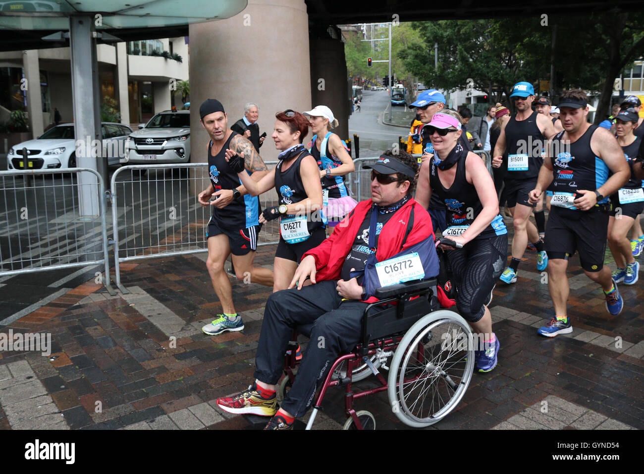 Sydney, Australia. 18 September 2016. Tens of thousands of runners took ...