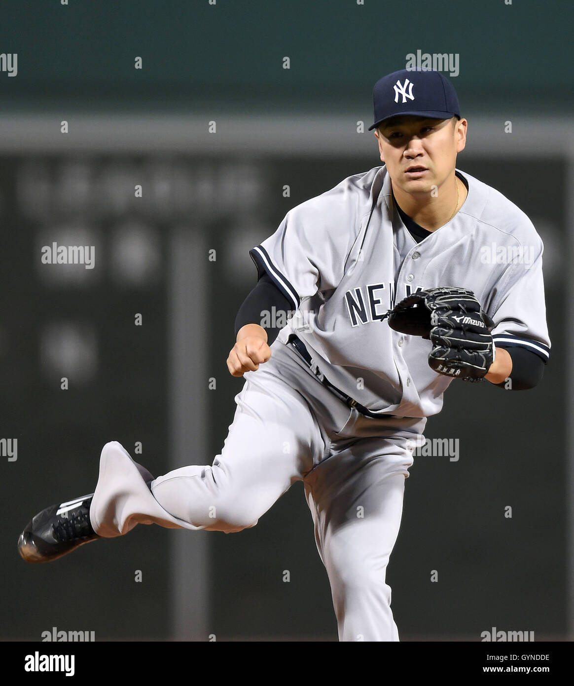 Boston, USA. 15th Sep, 2016. Masahiro Tanaka (Yankees) MLB : New York ...