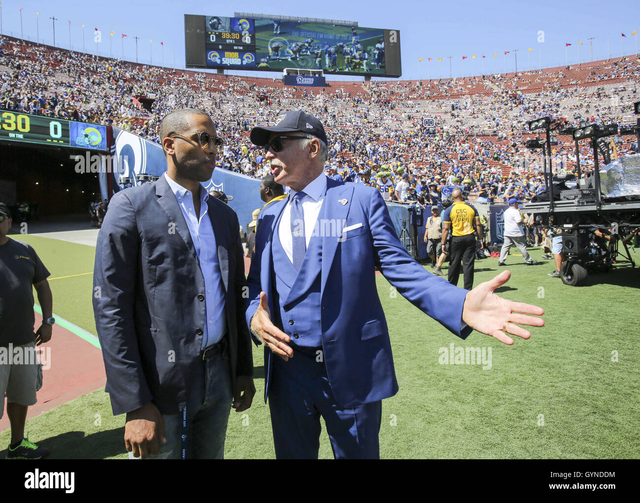 Los Angeles, California, USA. 18th Sep, 2016. Los Angeles Rams owner ...