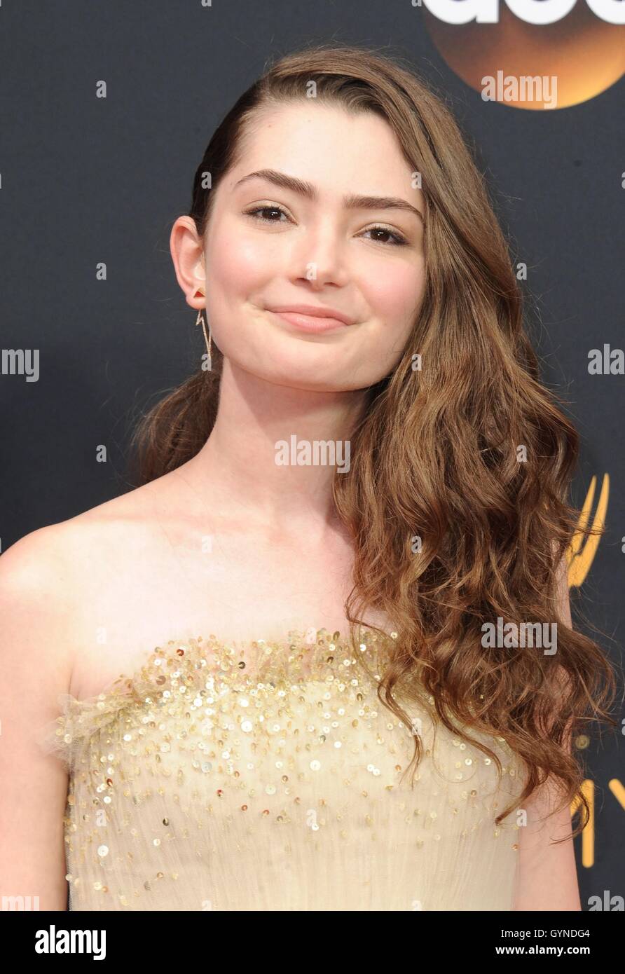 Los Angeles, CA, USA. 18th Sep, 2016. Emily Robinson at arrivals for ...