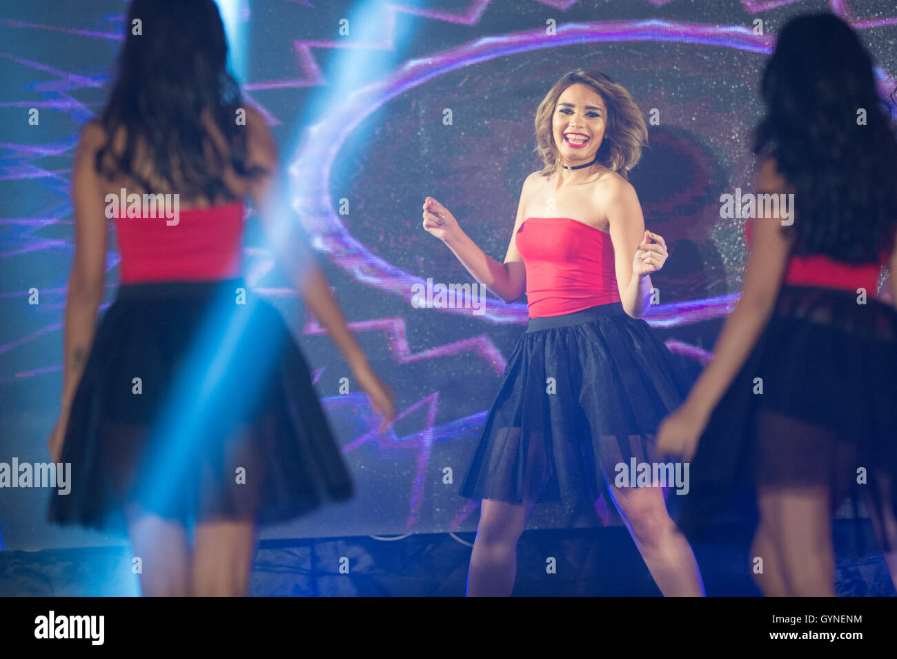 Cairo, Egypt. 18th Sep, 2016. Contestants participate in the 2016 Miss ...