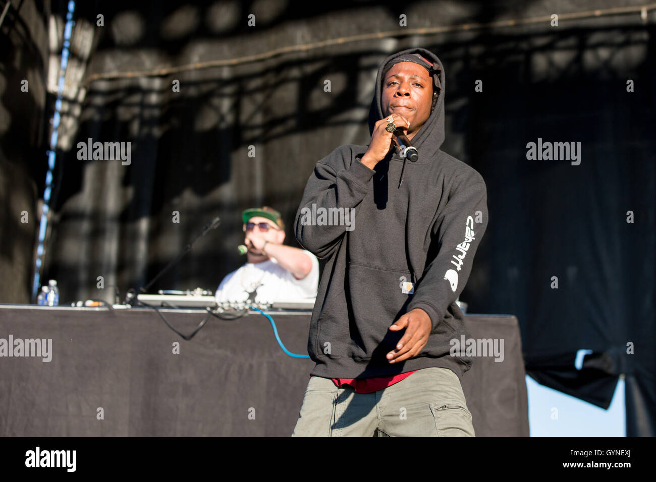 Chicago, Illinois, USA. 18th Sep, 2016. Rapper JOEY BADA$$ (JO-VAUGHN ...