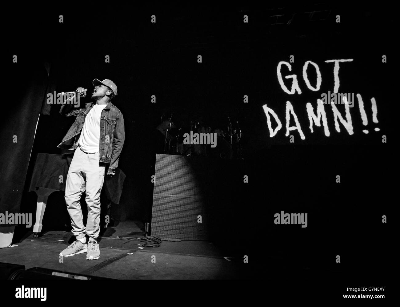 House music rapper Black and White Stock Photos & Images - Alamy