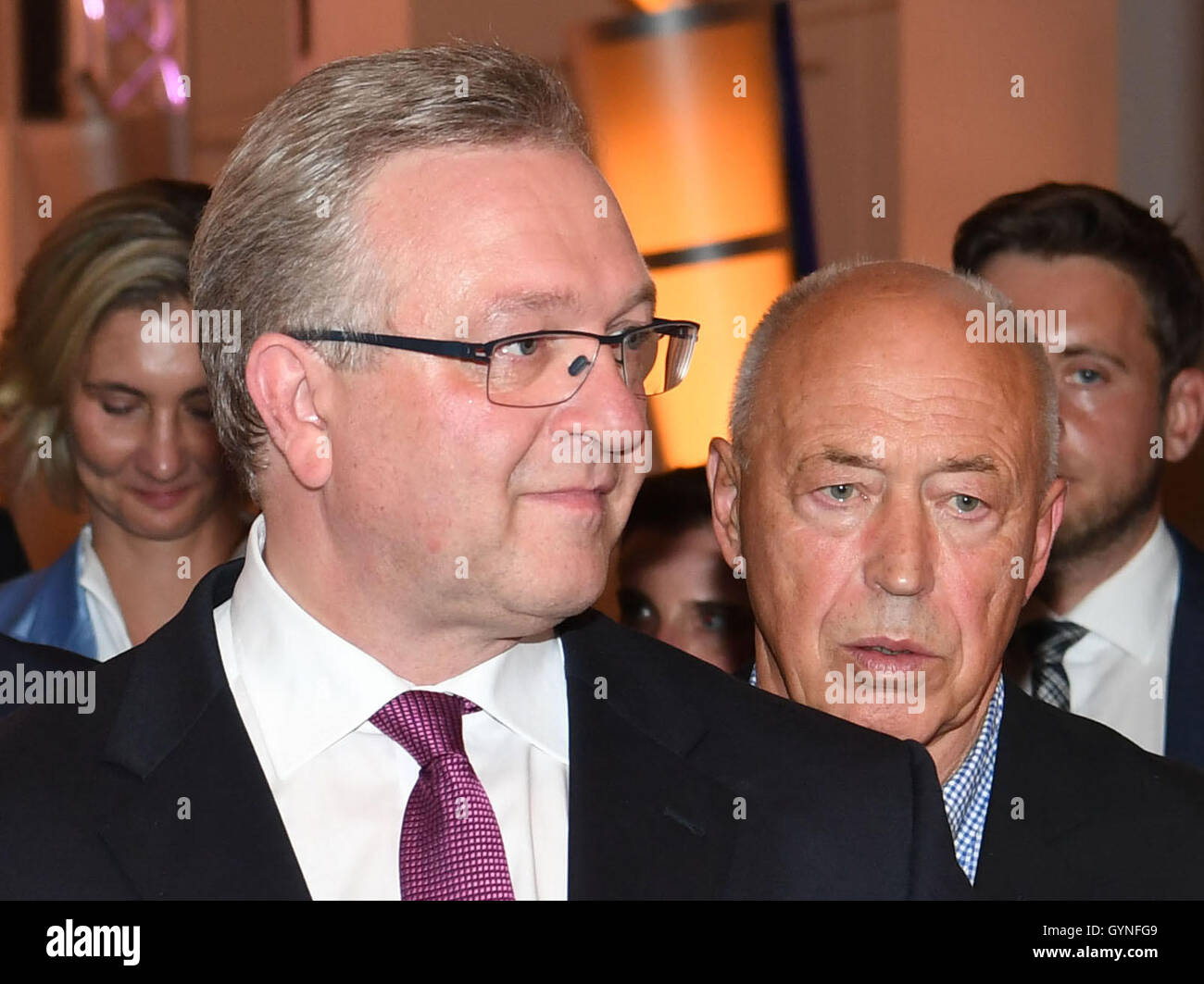 Berlin, Germany. 18th Sep, 2016. Berlin Interior Senator Frank Henkel ...
