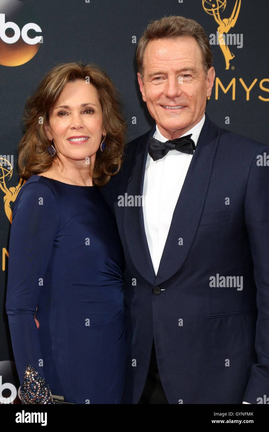 Los Angeles, CA, USA. 18th Sep, 2016. Bryan Cranston, Robin Dearden at ...