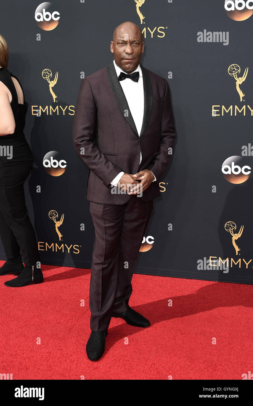 Los Angeles, Ca, USA. 18th Sep, 2016. John Singleton arrives at the ...