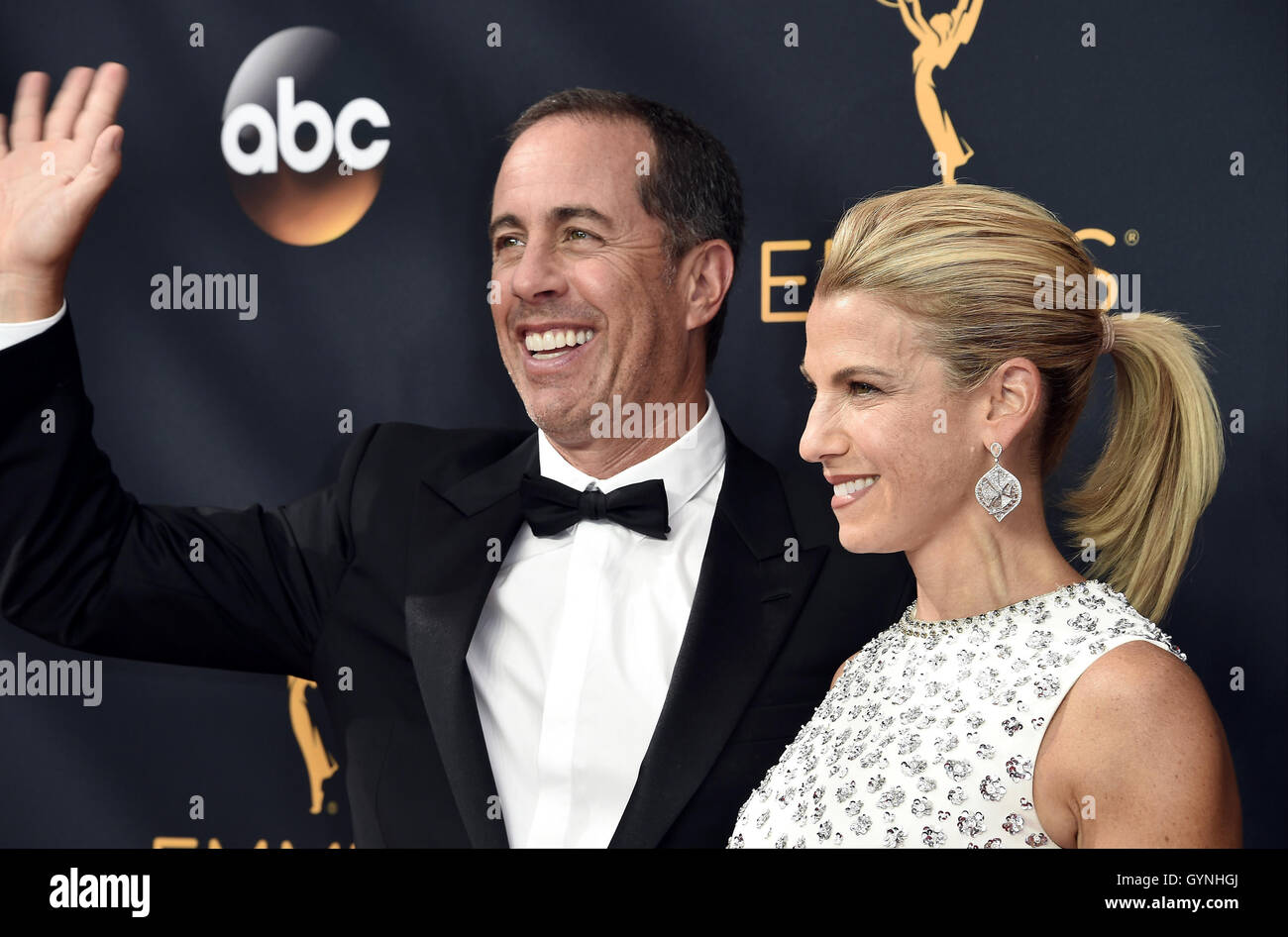 Los Angeles, Ca, USA. 18th Sep, 2016. (L-R) Jerry Seinfeld and Jessica ...