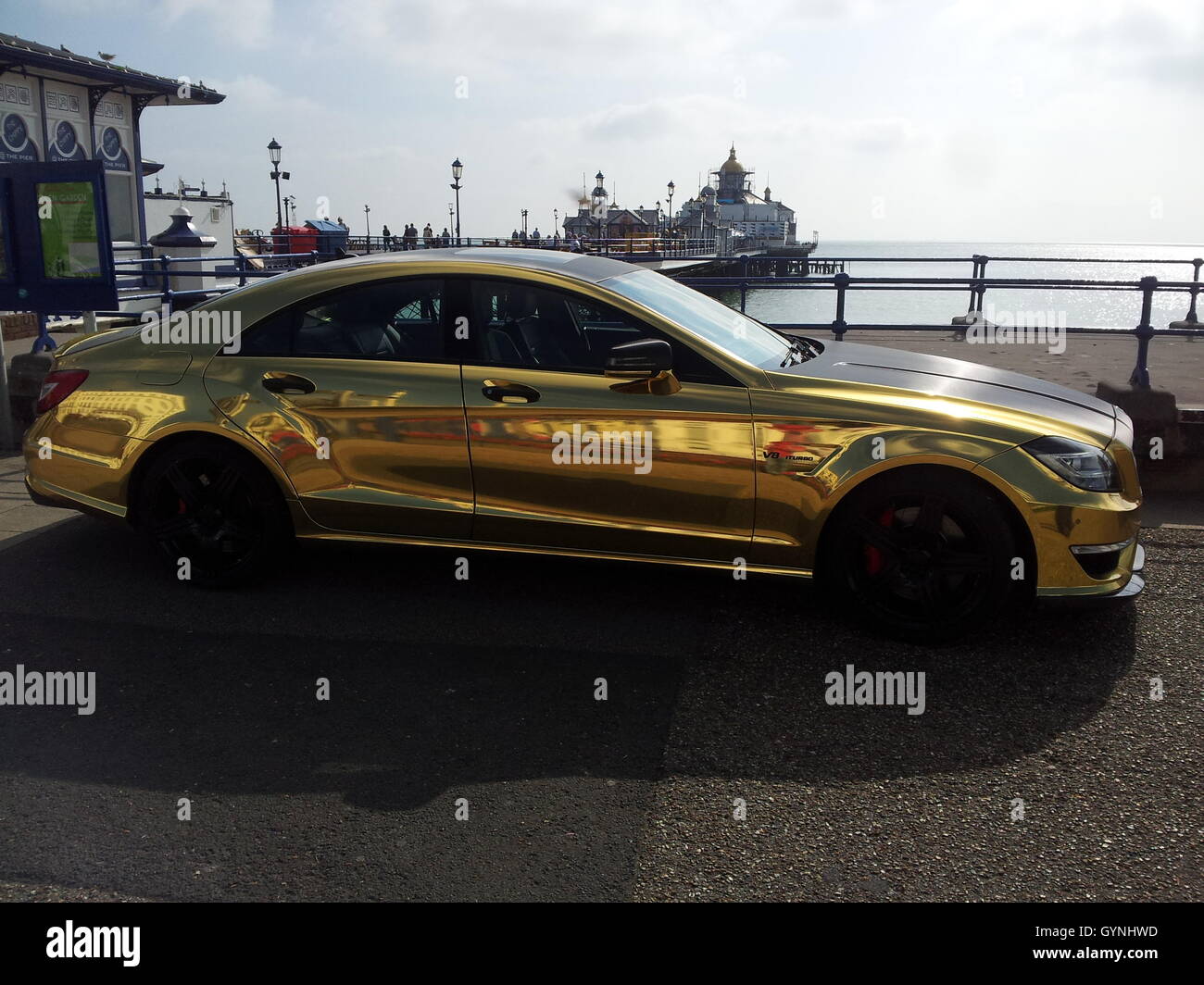 Gold Plated Mercedes