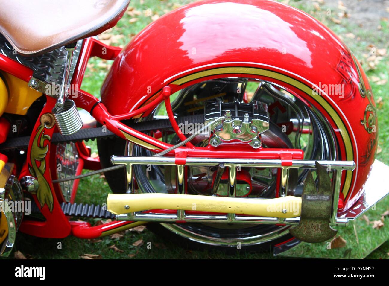Siek, Germany. 18th Sep, 2016. A Orange County Choppers OCC Fire Bike ...
