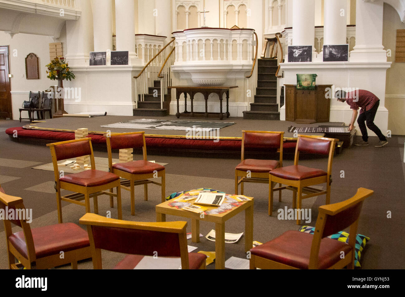 London UK. 19th September 2016. An Exhibition at the Hinde Street ...