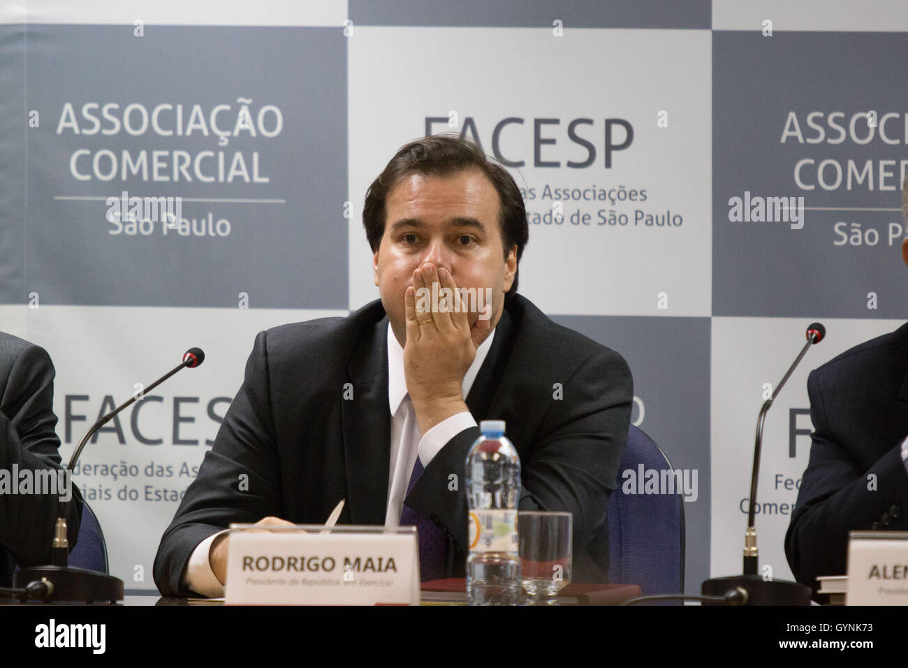 Sao Paulo, Brazil. 19th Sep, 2016. RODRIGO MAIA, Brazil's acting ...