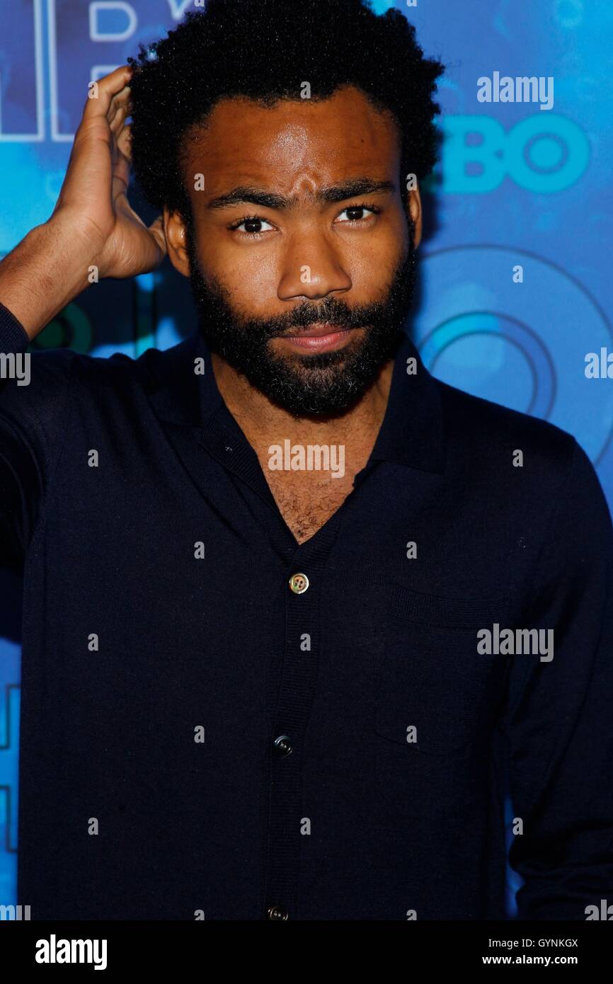 Los Angeles, CA, USA. 18th Sep, 2016. Donald Glover at arrivals for HBO ...