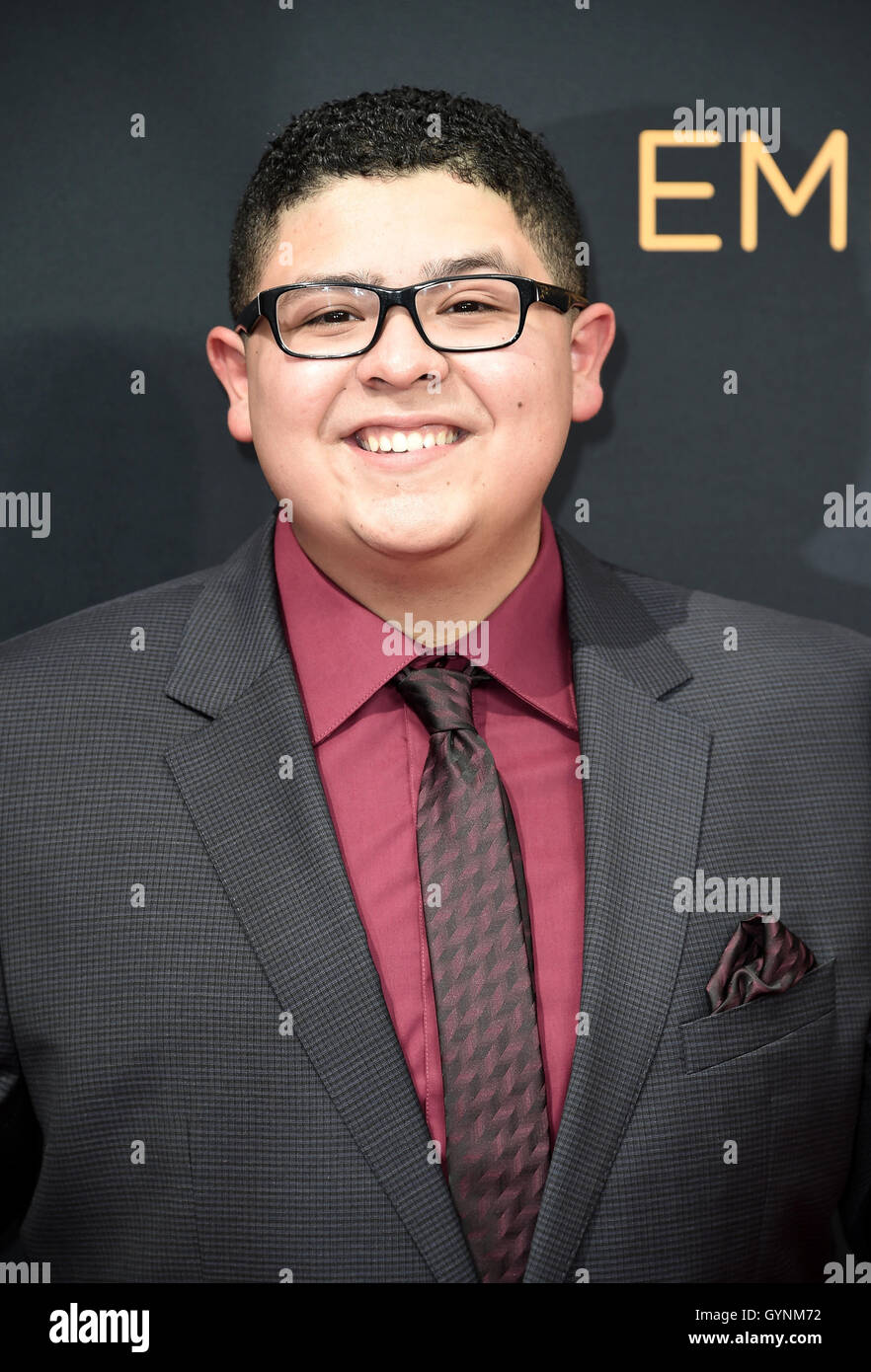 Los Angeles, Ca, USA. 18th Sep, 2016. Rico Rodriguez arrives at the ...