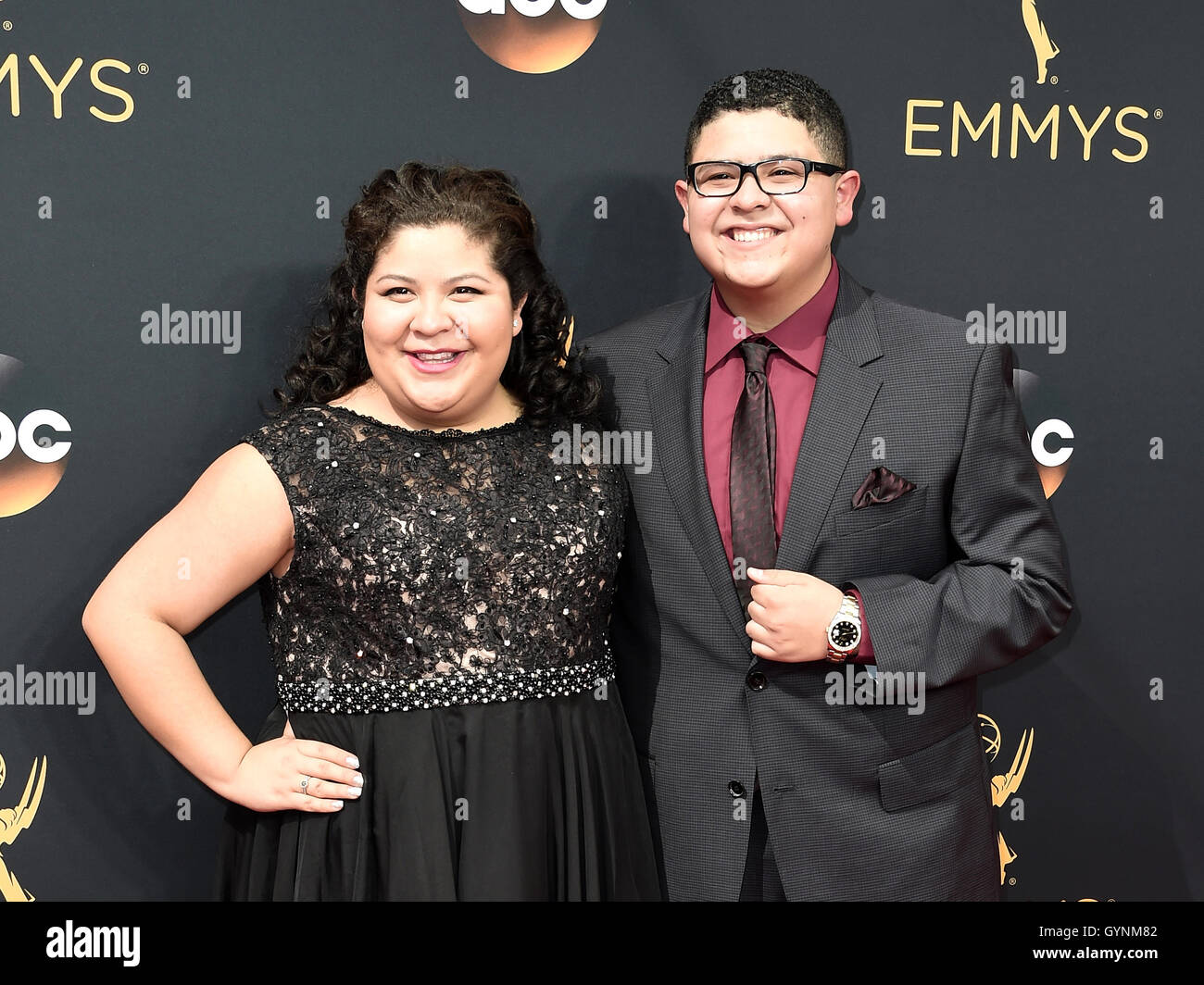Los Angeles, Ca, USA. 18th Sep, 2016. (L-R) Raini Rodriguez and Rico ...
