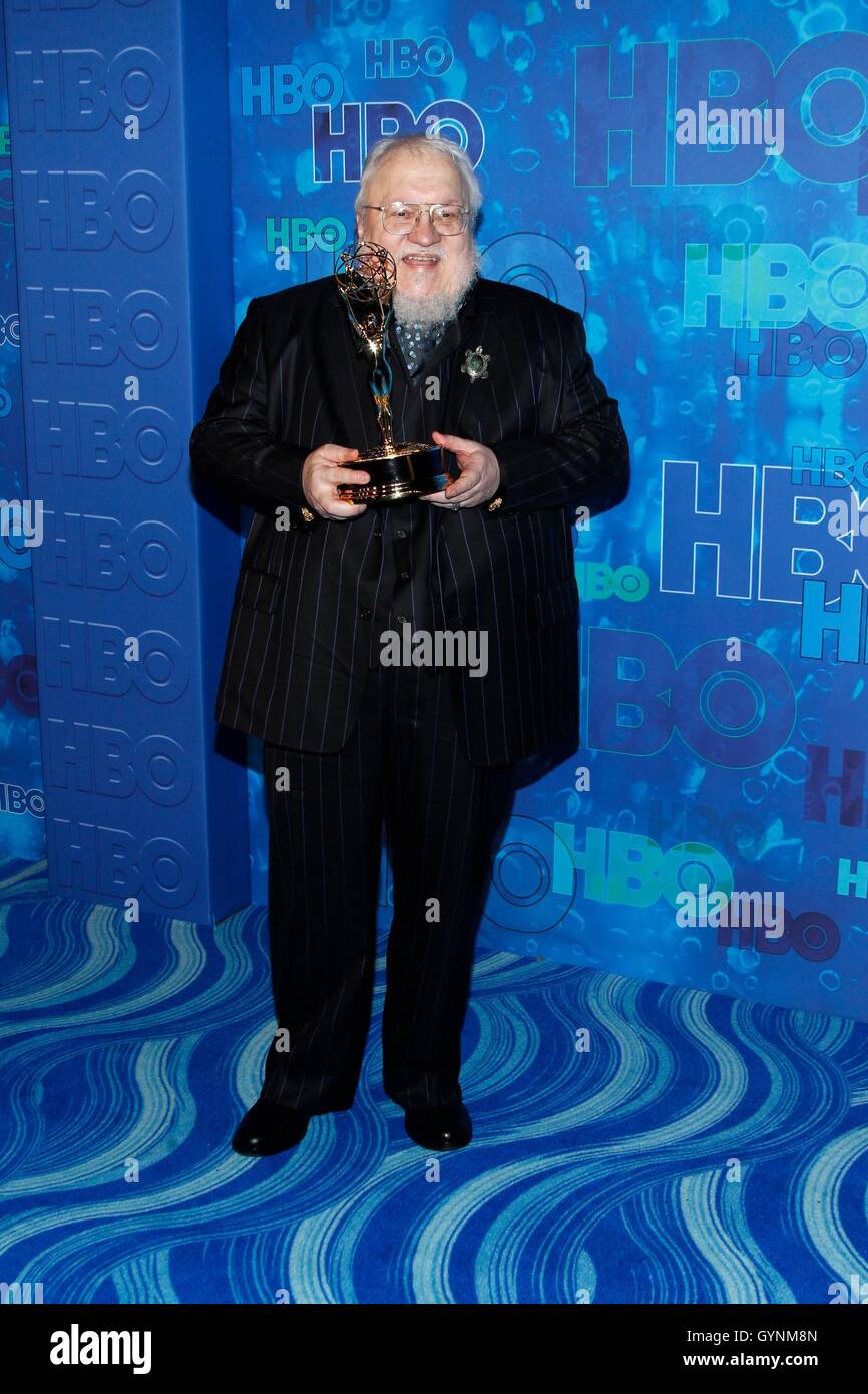 George R. R. Martin at arrivals for HBO's Post-Emmy Awards Party - Part ...