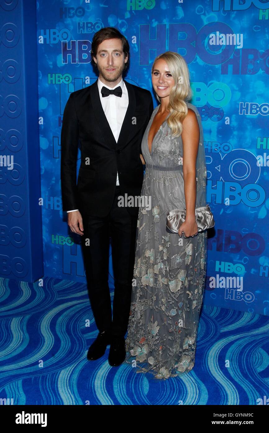 Los Angeles, CA, USA. 18th Sep, 2016. Thomas Middleditch, Mollie Gates ...