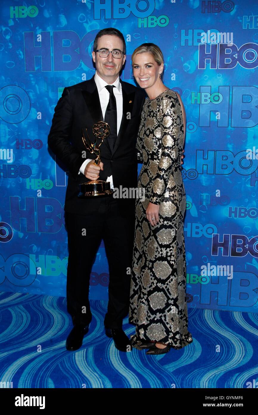 Los Angeles, CA, USA. 18th Sep, 2016. John Oliver, Kate Norley at ...