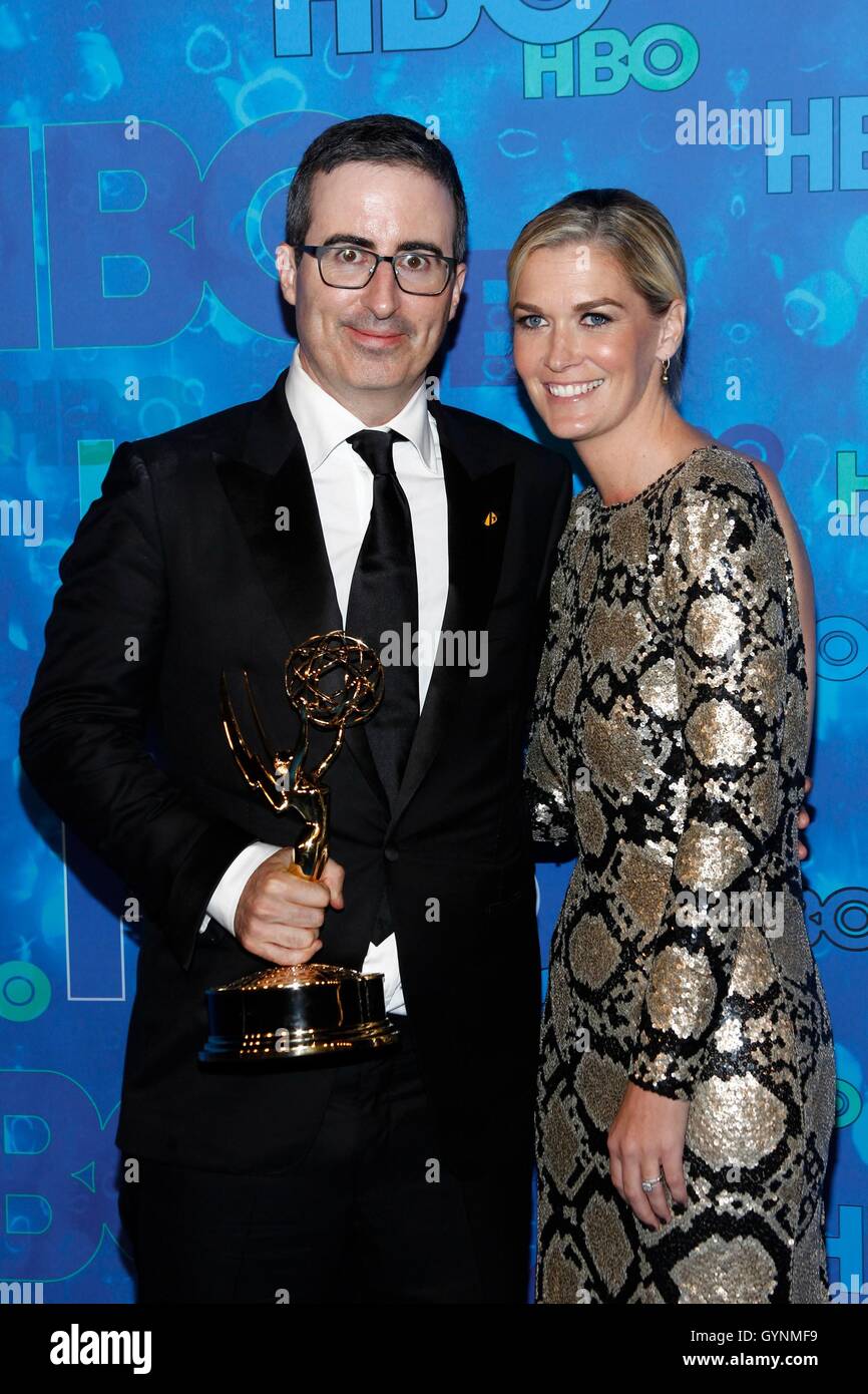 Los Angeles, CA, USA. 18th Sep, 2016. John Oliver, Kate Norley at ...