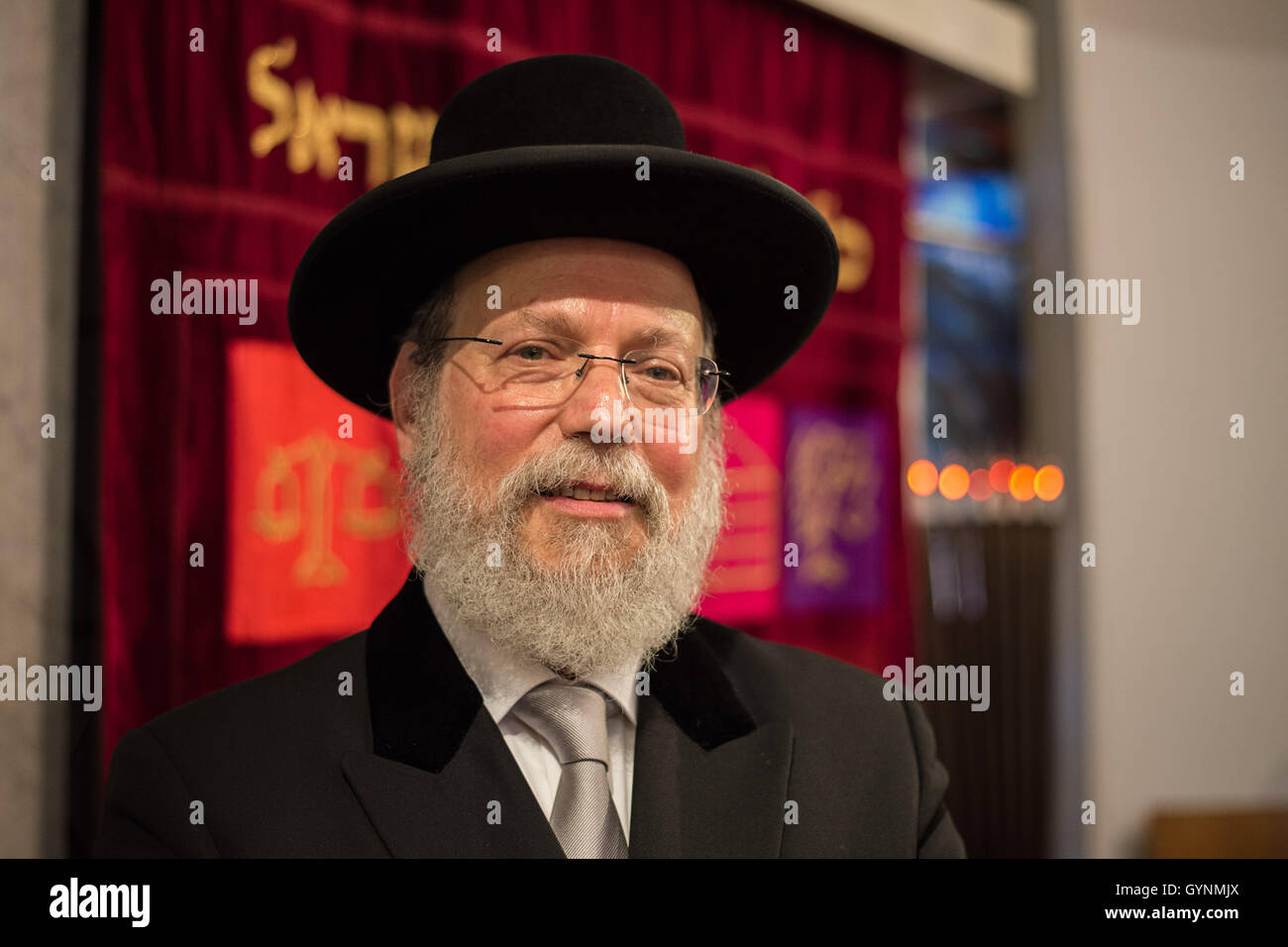 Duesseldorf, Germany. 18th Sep, 2016. The Duesseldorf Rabbi Raphael ...