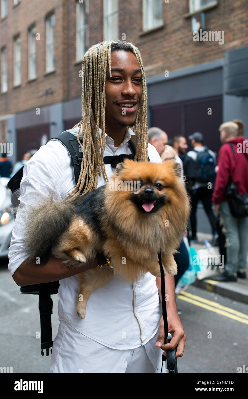 London, UK - 19th September 2016. Fourth day of London Fashion Week ...