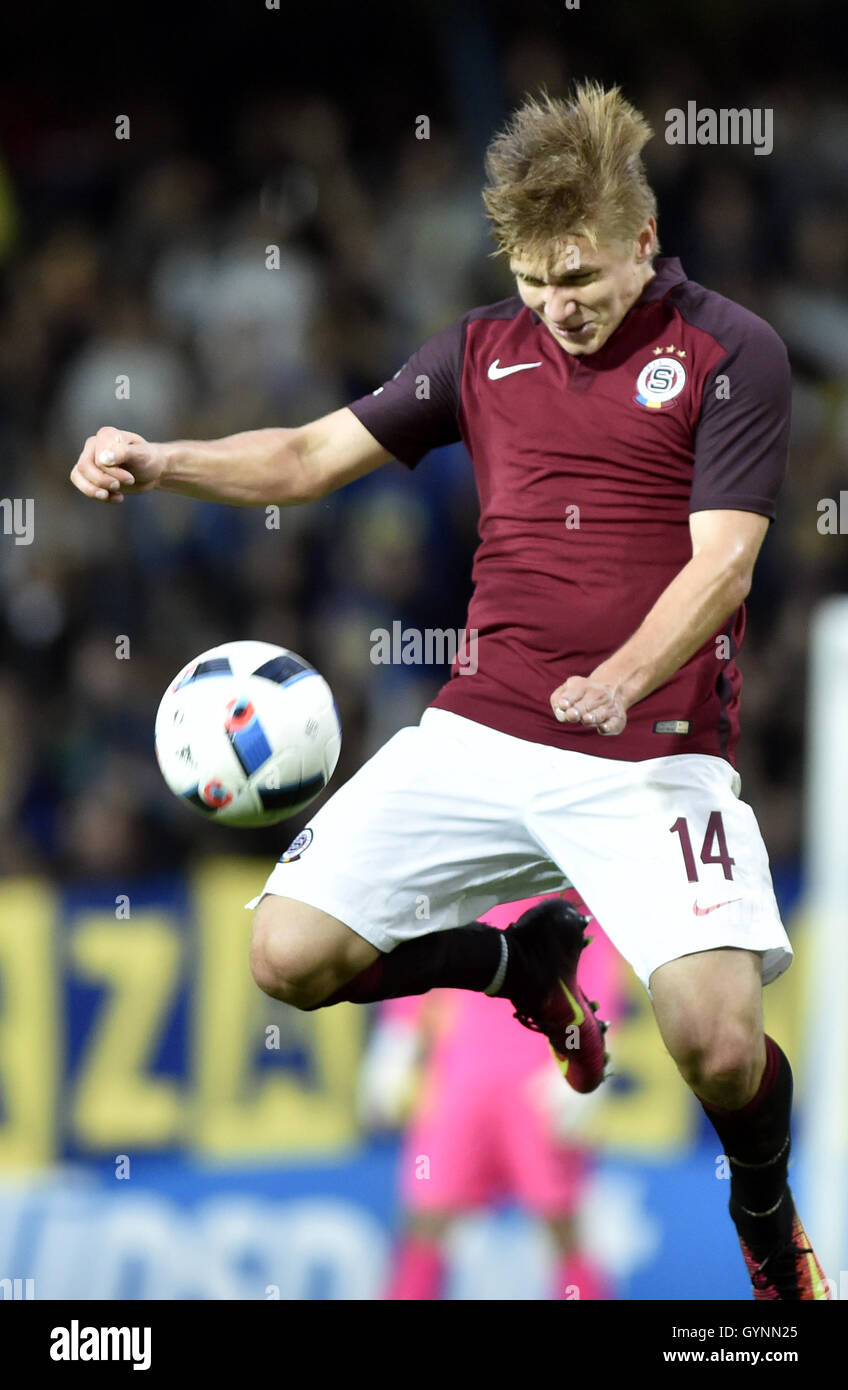 Martin Frydek of Sparta in action during the seventh round Czech League ...