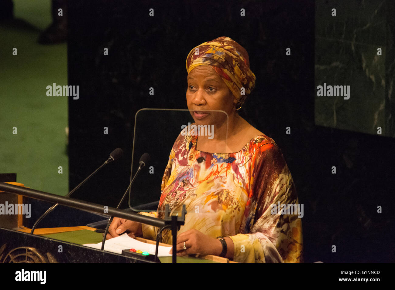 New York, USA. 19th September 2016. Phumzile Mlambo-Ngcuka, Executive ...
