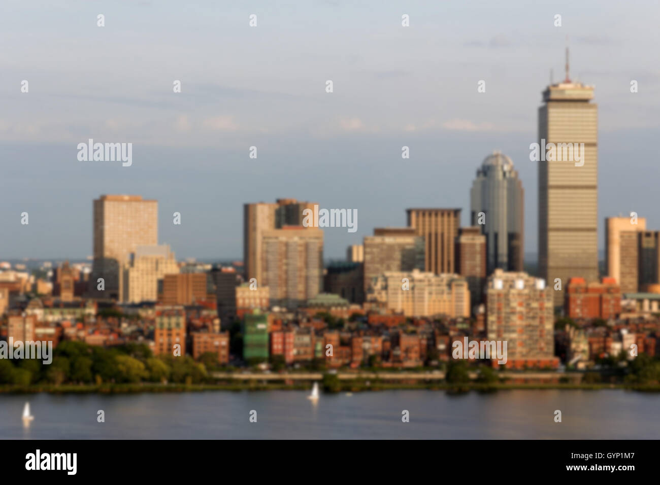Riverfront skyline boston charles river hi-res stock photography and ...
