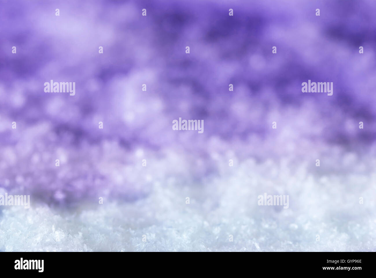 Purple Christmas Background With Snow Stock Photo - Alamy
